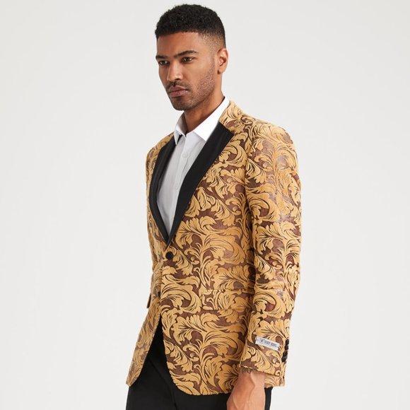Stacy Adams | Suits & Blazers | Stacy Adams Textured Paisley Mens ...